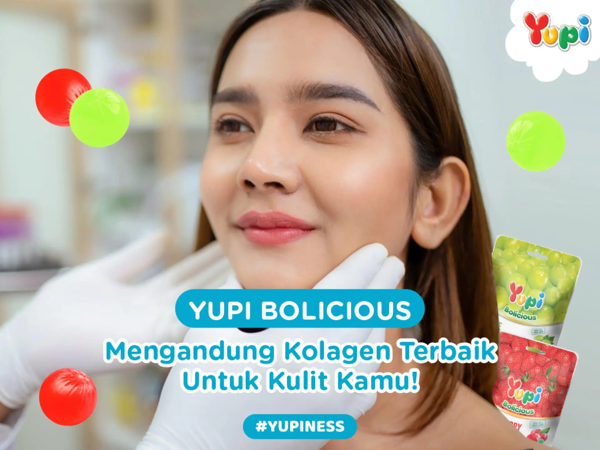 Yupi Bolicious, Mengandung Kolagen Terbaik Untuk Kulit Kamu!